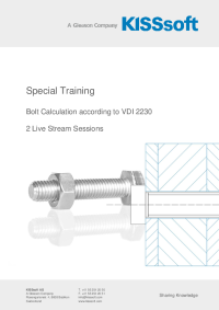 Bolt Calculation according to VDI 2230
